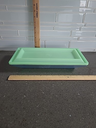 Tupperware Get Together Rectangle Storage Container 1380 & Lid 1381 2 ...