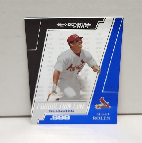 SCOTT ROLEN 2005 Donruss Production Line ~ Cardinals ~ #'d /598 | eBay