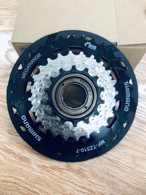 Shimano Mf-tz510 14-34t 7-speed MegaRange Freewheel W/ Spoke Protector ...