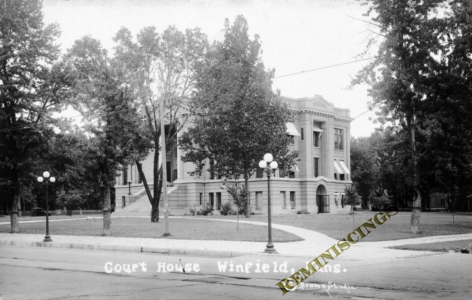 Court House Winfield KS 1919 Reprint from its original Scan 8X11 | eBay