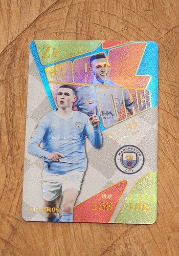 HOLO Phil Foden Soccer Card England National Football Team Manchester ...