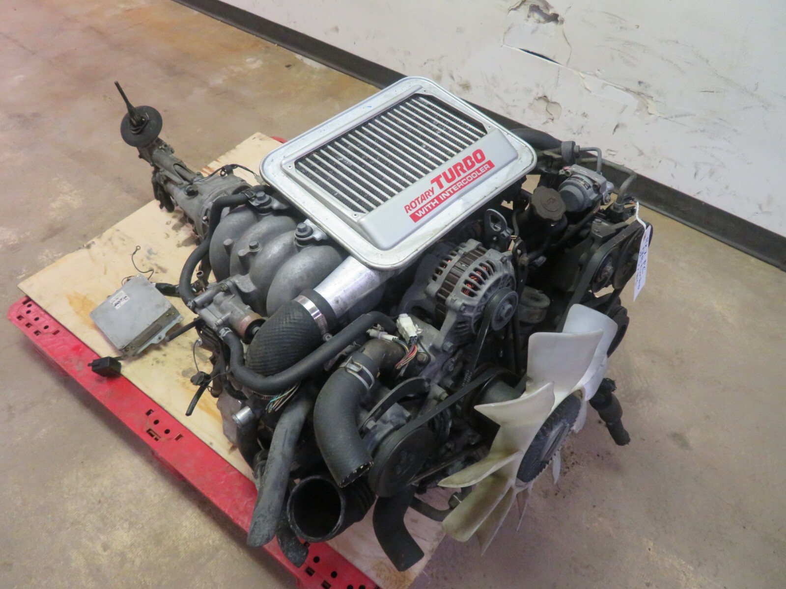 88-91 JDM MAZDA RX7 FC 13B 1.3L TURBO ENGINE 5 SPEED TRANS WIRING ECU ...