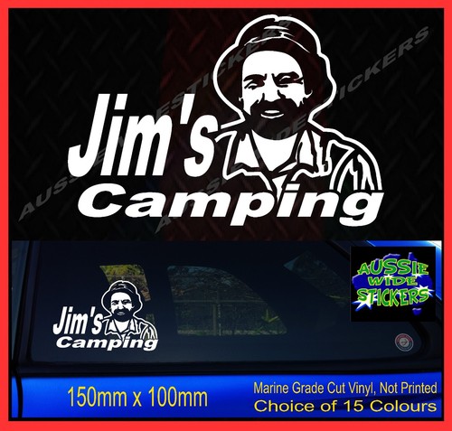 JIMS stickers CAMPING 4x4 car Caravan motorhome accessories Aussie ...