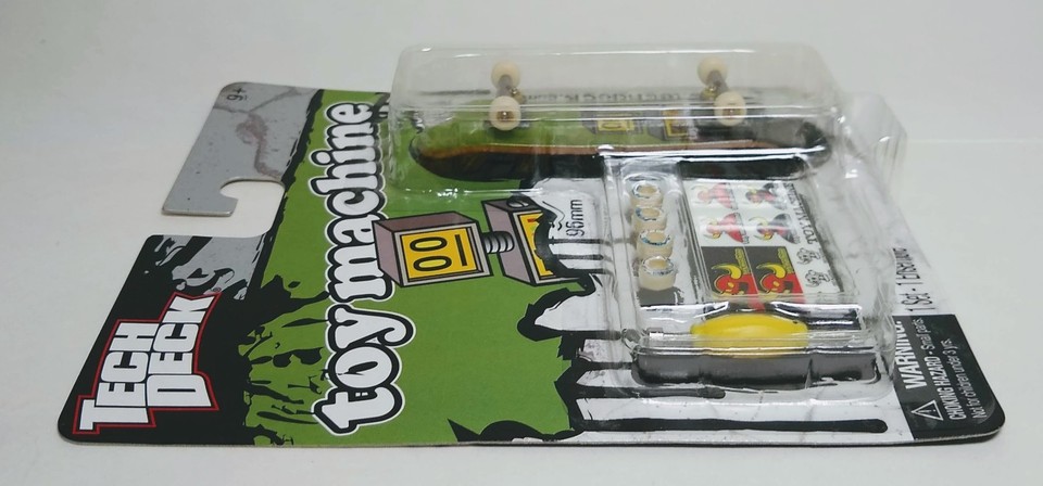 NEW Tech Deck Toy Machine Vintage Skateboard 96 mm Fingerboard Green ...
