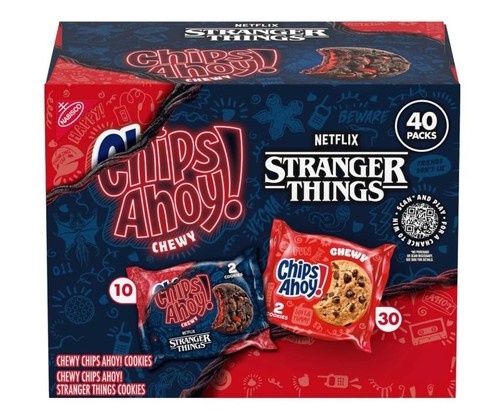 Nabisco Chips Ahoy Chewy and Stranger Things Cookies Variety Pack, 40 ...