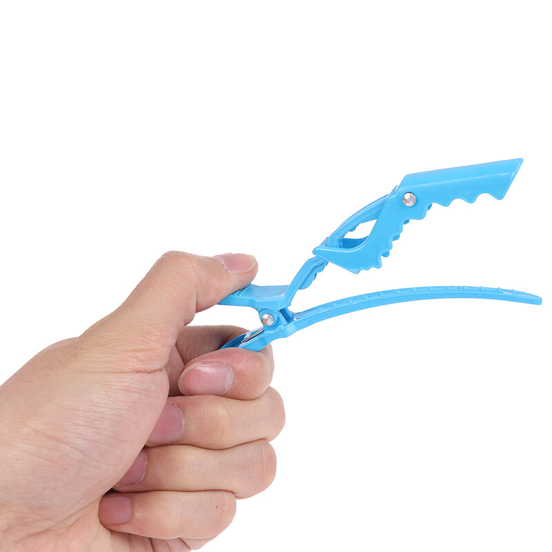 5Pcs Hairdressing Salon Matte Sectioning Clamp Hair Clip Hairpin Grip C ...