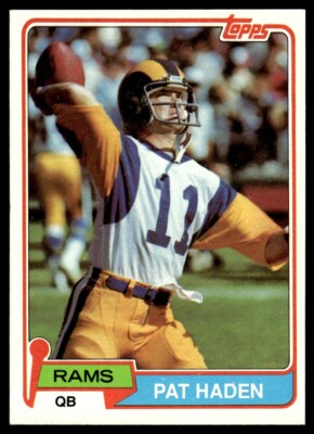 1981 Topps Pat Haden Los Angeles Rams #445 | eBay