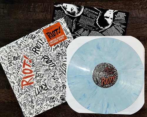 Paramore Riot! Vinyl Original Pressing Blue Marbled Limited Release ...