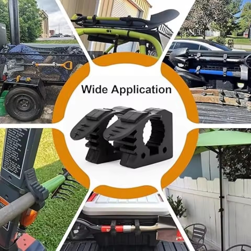 Quick-release Rubber Clamps Mount Shovel Axe Holder Universal For ATV ...