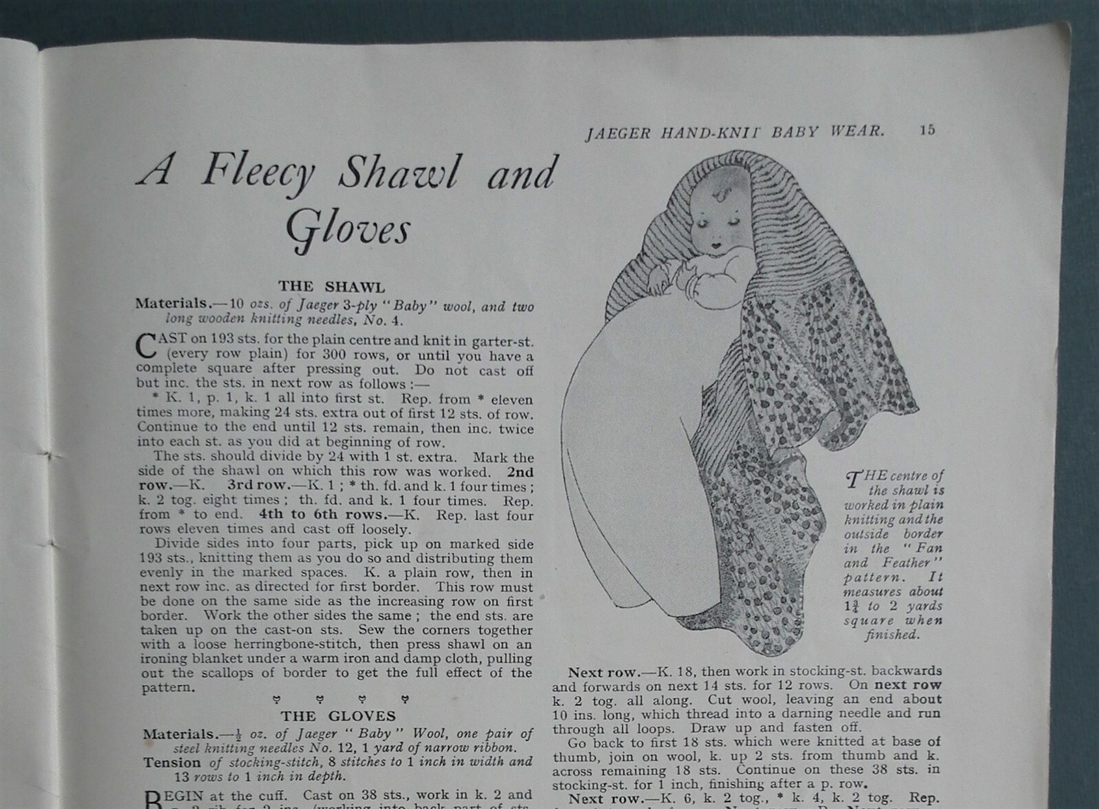 Jaeger Hand-Knit Baby Wear Mabel Lucie Attwell vintage knitting pattern ...