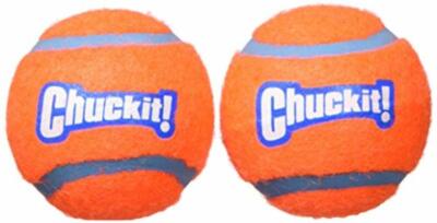 Chuckit! Tennis Ball Bouncing and Floating Dog Ball Orange/Blue. Small ...