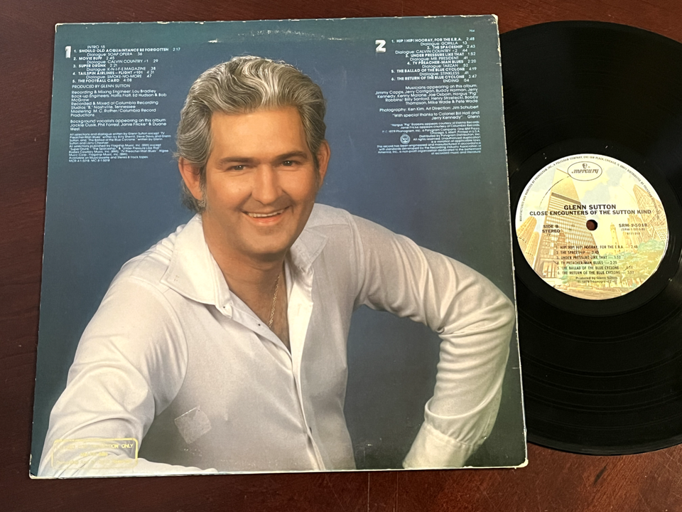GLENN SUTTON - CLOSE ENCOUNTERS OF THE SUTTON KIND 1979 MERCURY RECORDS ...