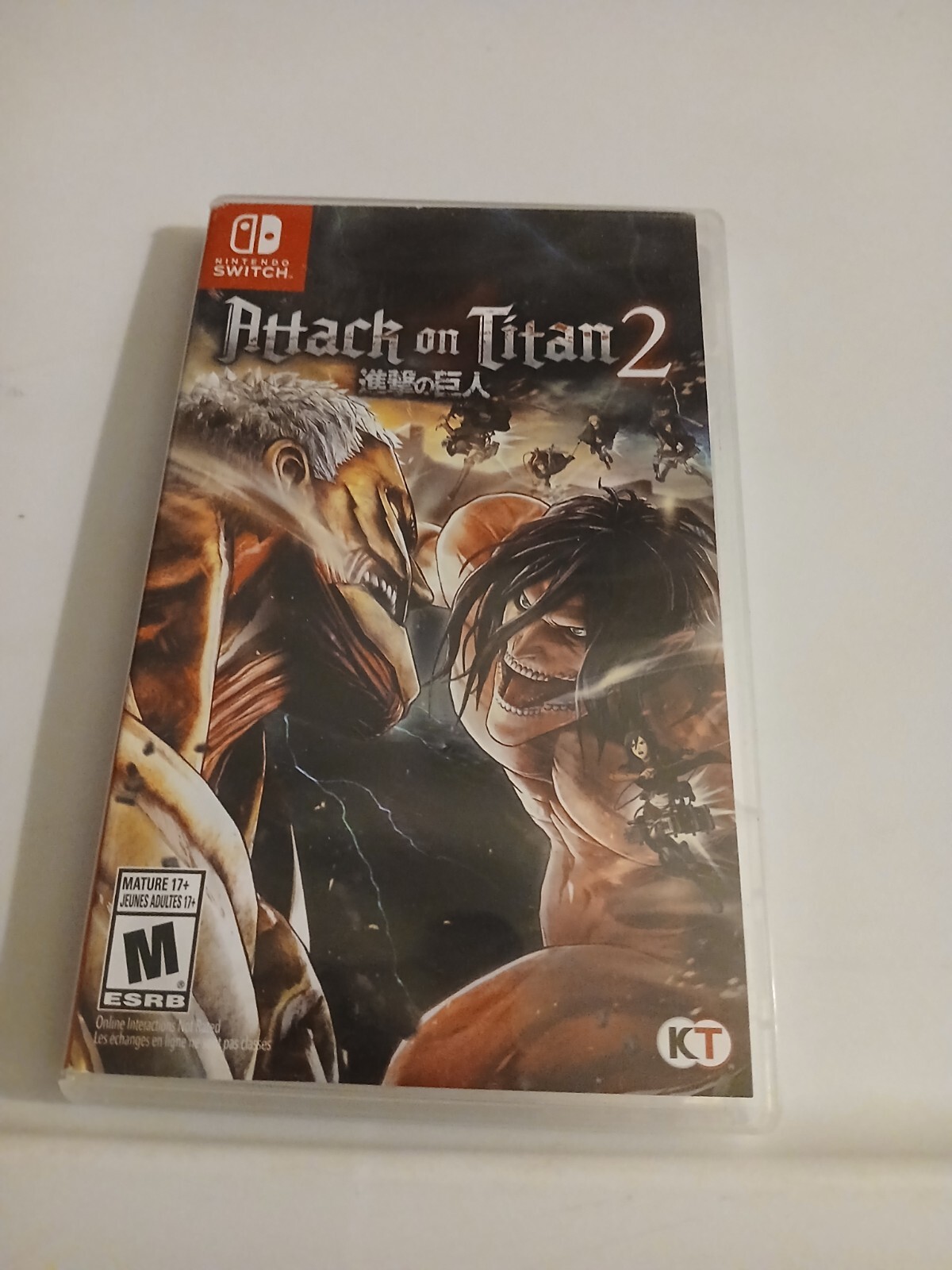 Attack on Titan 2 Original Case Nintendo Switch AoT 40198002981 | eBay