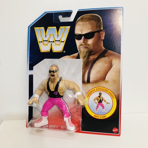 WWE Mattel Retro Jim Anvil Neidhart Hart Foundation Wrestling Hasbro ...