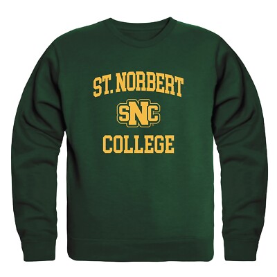 St. Norbert College Green Knights Seal Crewneck Sweatshirt Sweater | eBay