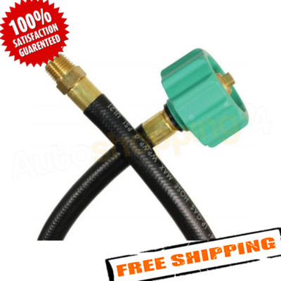 JR Products 07-30855 15" Pigtail LP Gas Hose (ACME Nut to 1/4" Male ...