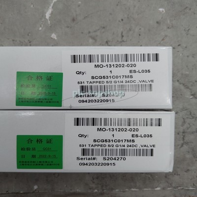 New ASCO Numatics Solenoid Valve SCG531C017MS 24VDC in box Fast Ship ...