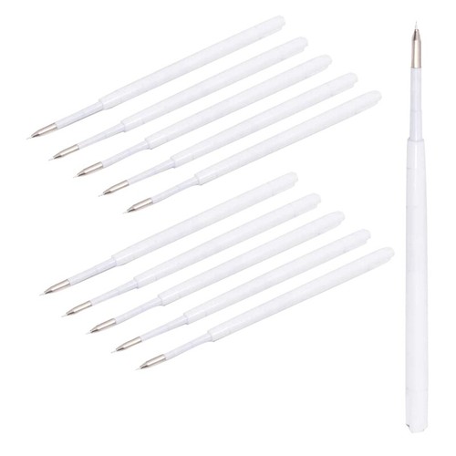 10 Pcs Fine Point Pin Pen Refills Spare Refill for Weeding Pens ...