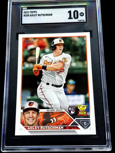 2023 Topps Series 1 Adley Rutschman Rookie Card RC #250 SGC 10 GEM MINT ...