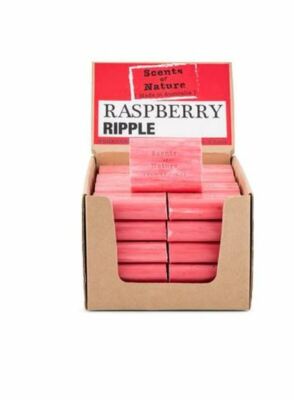 4 x SCENTS OF NATURE RASPBERRY RIPPLE SOAP 100G BARS MADE IN AUSTRALIA ...