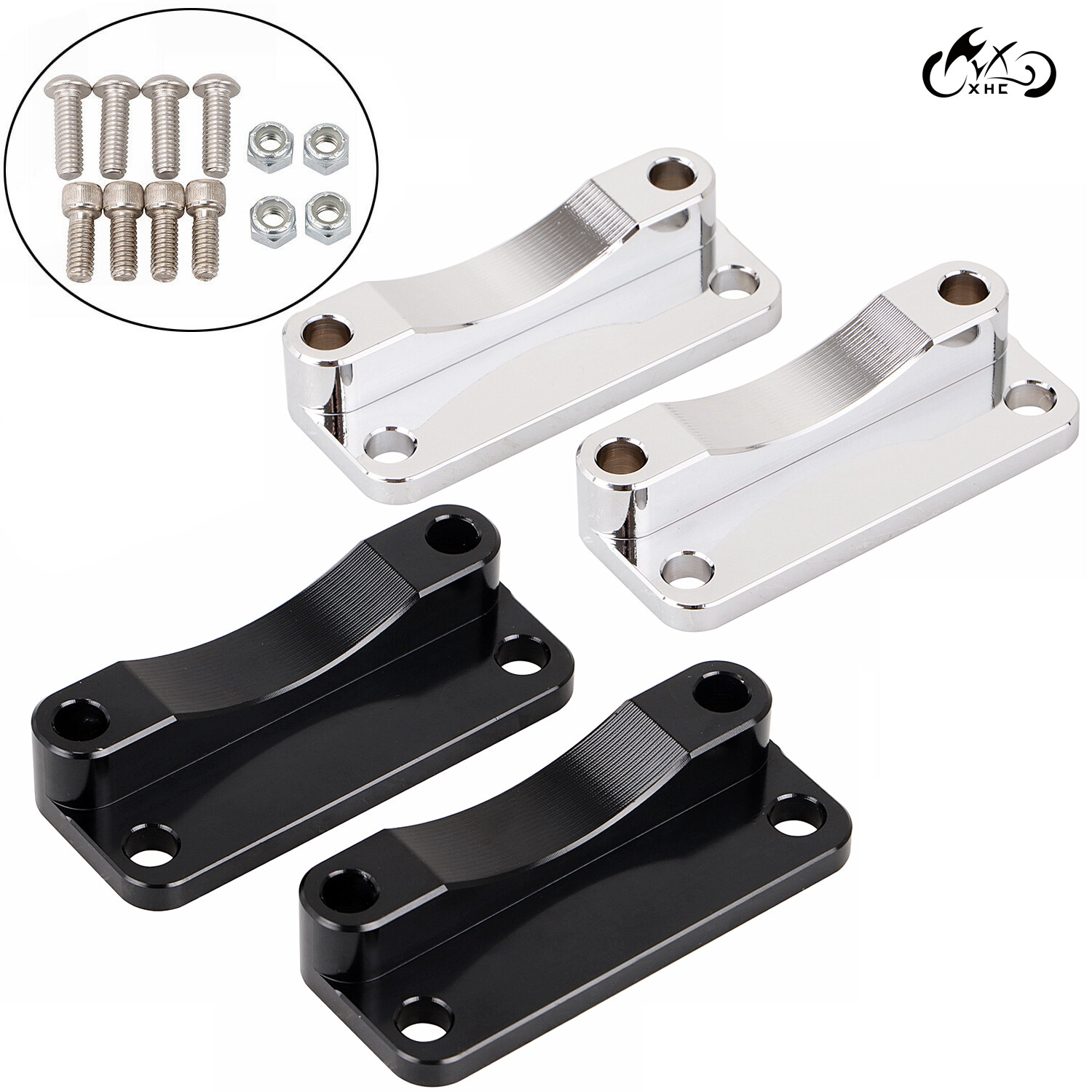 21" Wheel Front Fender Riser Relocator Bracket Mount For Harley Touring ...