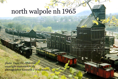 Boston & Maine RR North Walpole Roundhouse Coal Tower 1965 4x6 600 ...