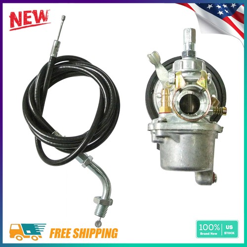Carburetor With Throttle Cable For 49cc - 80cc 2 Stroke Engine ...