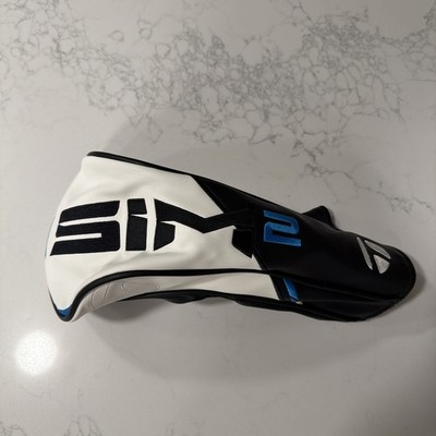 TaylorMade Golf SIM2 Driver Head Cover - Black/White/Blue | eBay