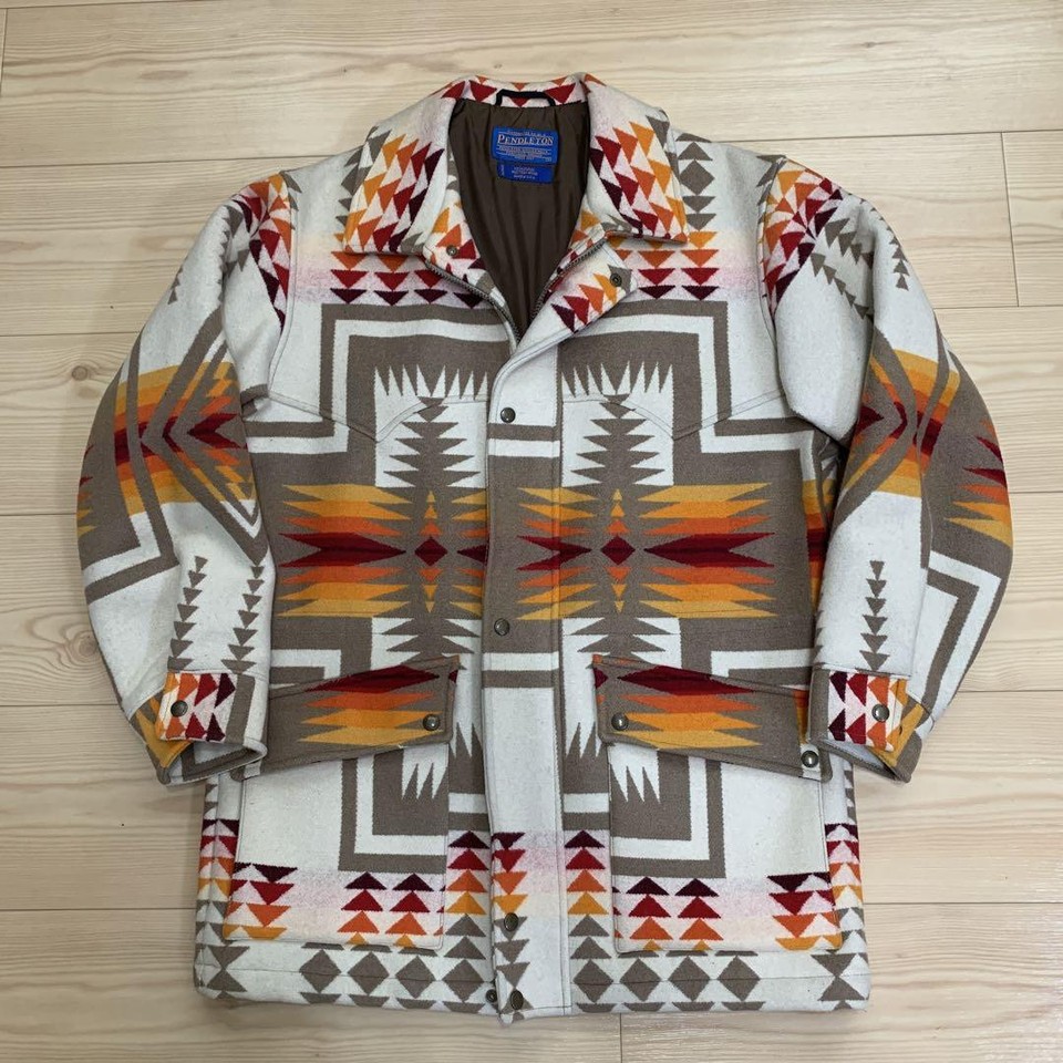 Extremely rare PENDLETON Chief Joseph jacket, white, size S | eBay