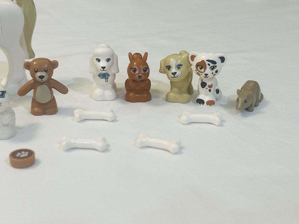 Lego Friends Minifigure Animals Lot Horse Bunny Dog Cat Birds Dolphins ...