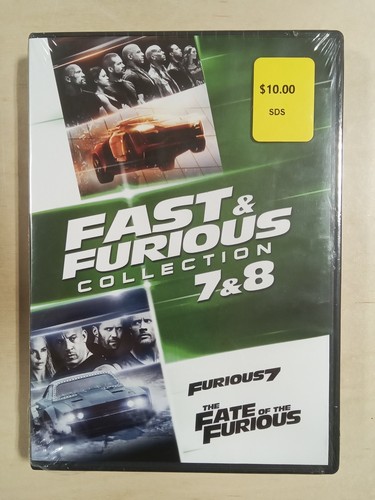 Fast & Furious Collection: 7 & 8 (DVD) Brand New Sealed Free Shipping ...