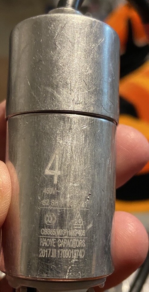 Haoye Capacitor 4uf 450v 50/60hz CBB65 | eBay