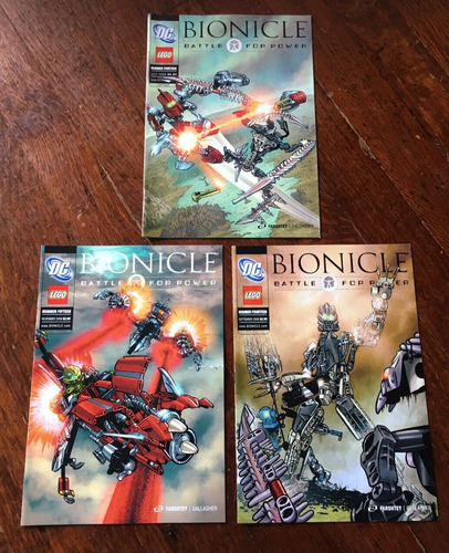 DC/LEGO Bionicle Battle for Power July 2008 Comic 13 + 14 + 15 | eBay