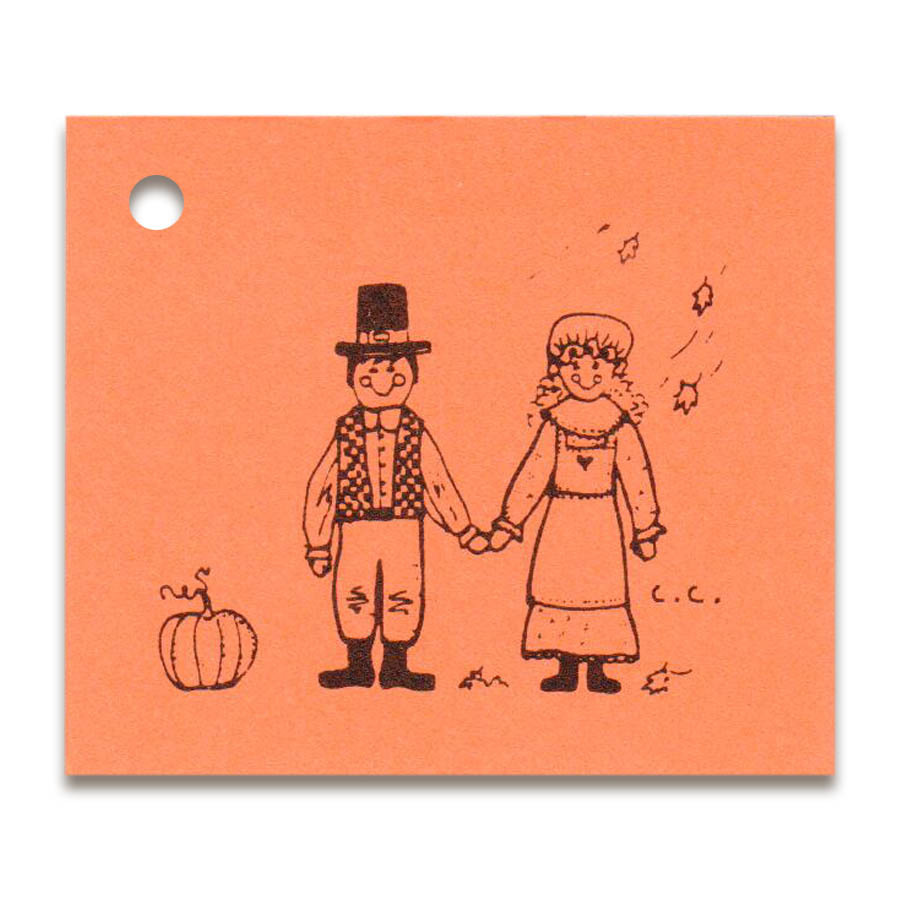 50 THANKSGIVING AUTUMN FALL PRICE HANG TAGS CROW 1-3/4"x 2-1/8" ~ CRAFT ...