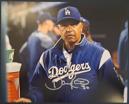 Dave Roberts Los Angeles Dodgers Signed 8x10 Pic Autograph Photo Red ...