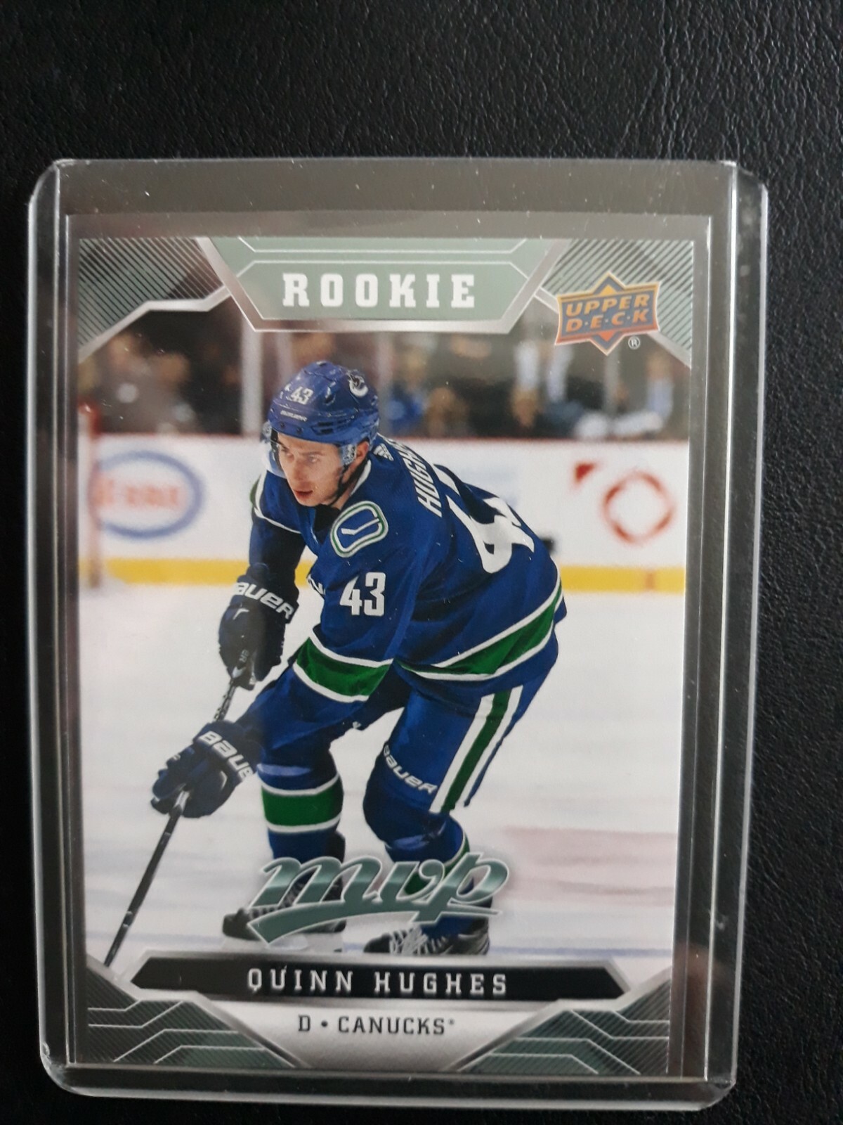 2019-20 QUINN HUGHES UPPER DECK MVP ROOKIE CARD #248 Vancouver Canucks ...