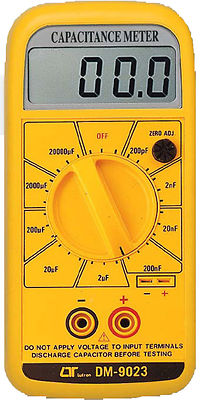 LUTRON DM9023 Capacitance Meter Capacimeter Capacitometer Measurement ...