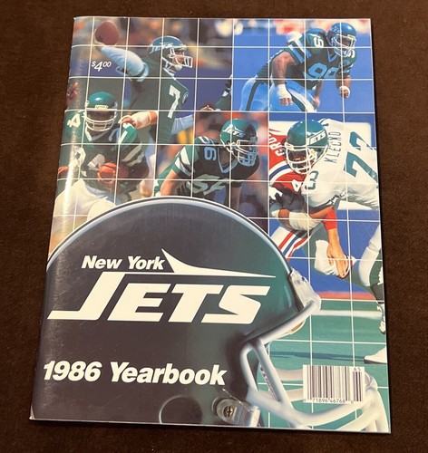 1986 New York Jets Official Yearbook NFL Mark Gastineau Joe Klecko | eBay
