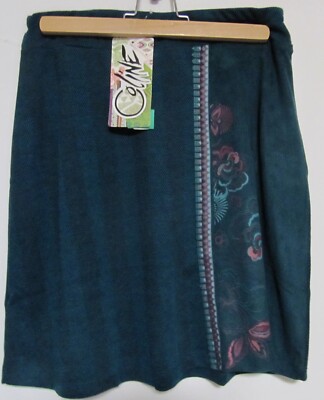 JUPE MI LONGUE mi saison COLINE - Taille M - VERT EMERAUDE - NEUVE ...