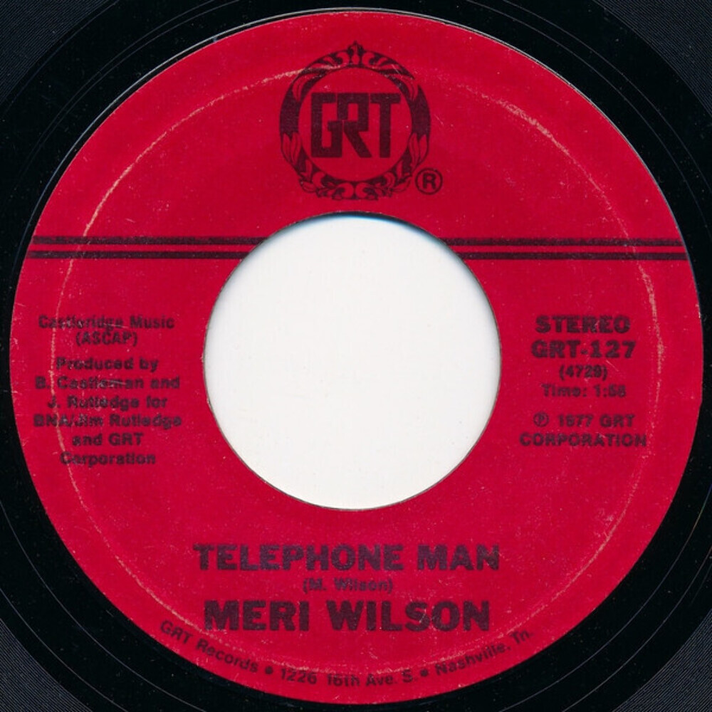Meri Wilson - Telephone Man - GRT - GRT-127 - 7", Single, Styrene, Ter ...