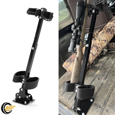 Fully Adjustable UTV Gun Mount Rack Adjustable Height Rifle Shotgun ...