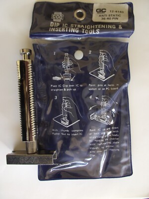 CCC 36-40 PIN DIP IC STRAIGHTENING INSERTING TOOL NOS NO USA SHIP | eBay