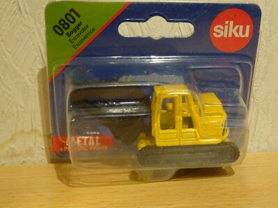 Siku 0801 Bagger Baufahrzeug gelb Modelauto | eBay.de
