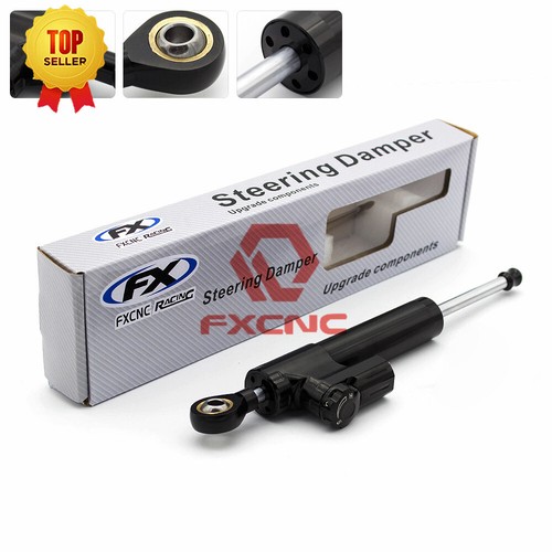 CNC Steering Damper Stabilizer Mounting Kit Set For MT-09 FZ-09 XSR 900 ...