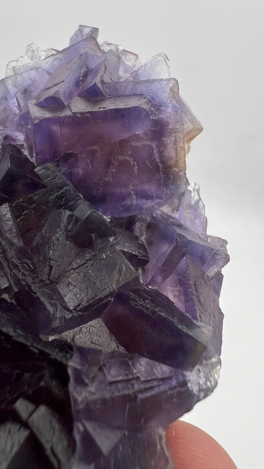78 Gram Beautiful Purple Color Cubic Fluorite Crystal Specimen From ...