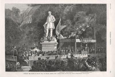 Unveiling the Statue of Senator Hill at Atlanta, Georgia - 1886 | eBay