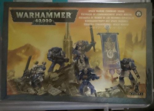 Warhammer 40k Space Marine Command Squad 2008 Adeptus Astartes First ...