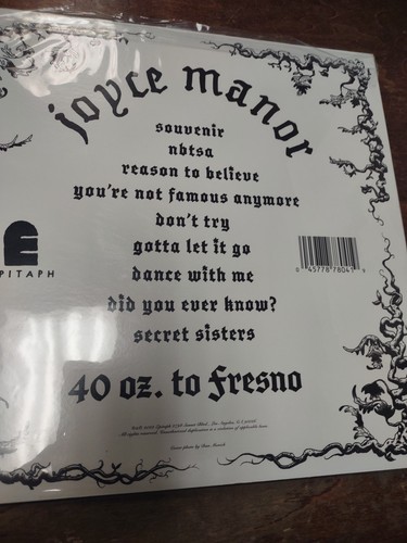 JOYCE MANOR - 40 OZ.TO FREEDOM LP BRAND NEW VINYL RECORD SEALED | eBay
