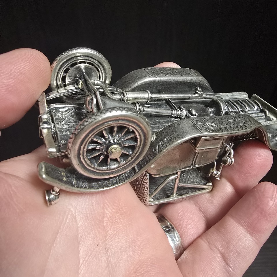Franklin Mint 1913 Cadillac Coupe Sterling Silver model 1:43 Scale | eBay
