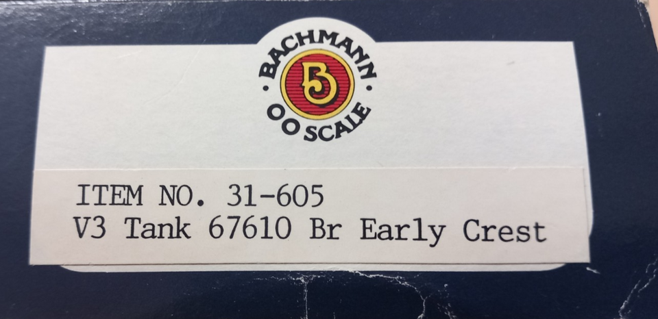 Bachmann 00 Gauge BR Class V3 2-6-2T Steam Tank Loco no 67610 in BR ...